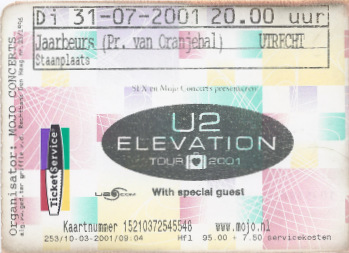 U2, 07/31/2001